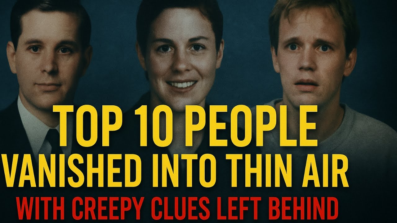 Top 10 People Who Vanished Into Thin Air – With Creepy Clues Left ...