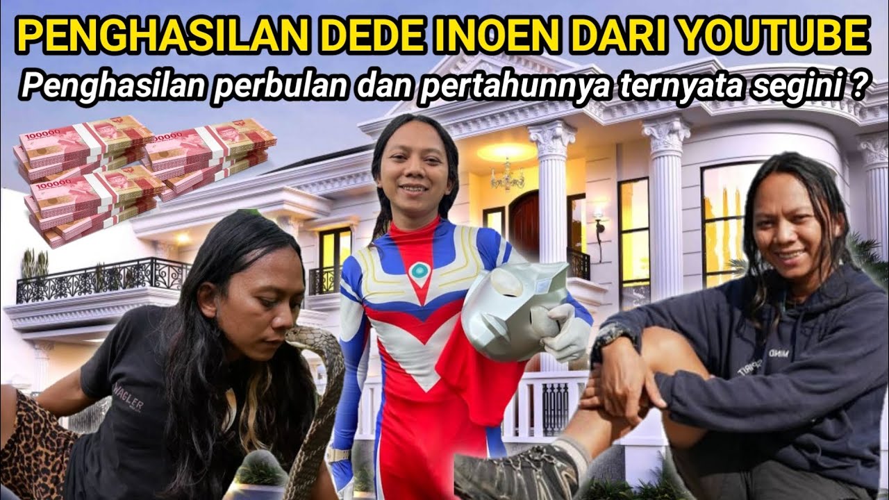 Penghasilan Dede Inoen dari Youtube Terbaru Tahun ini..‼️ - YouTube
