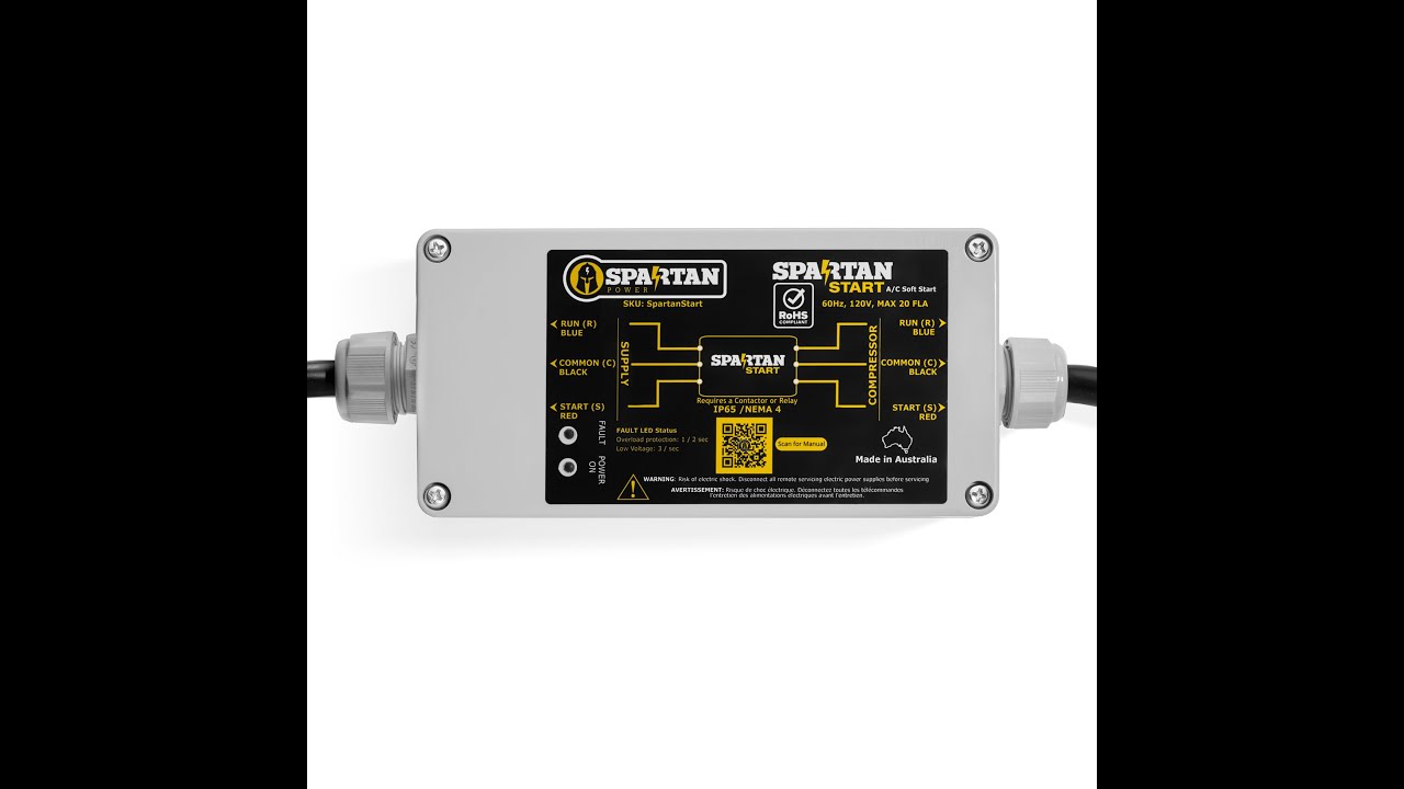 Spartan Power SpartanStart RV A/C Soft Starter, Start Your Air ...