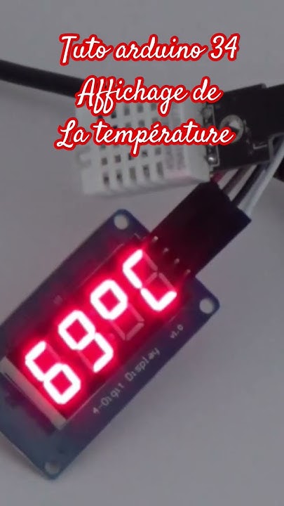 Arduino affichage de la température sur un écran tm1637. #arduino #lasdi #projet - YouTube