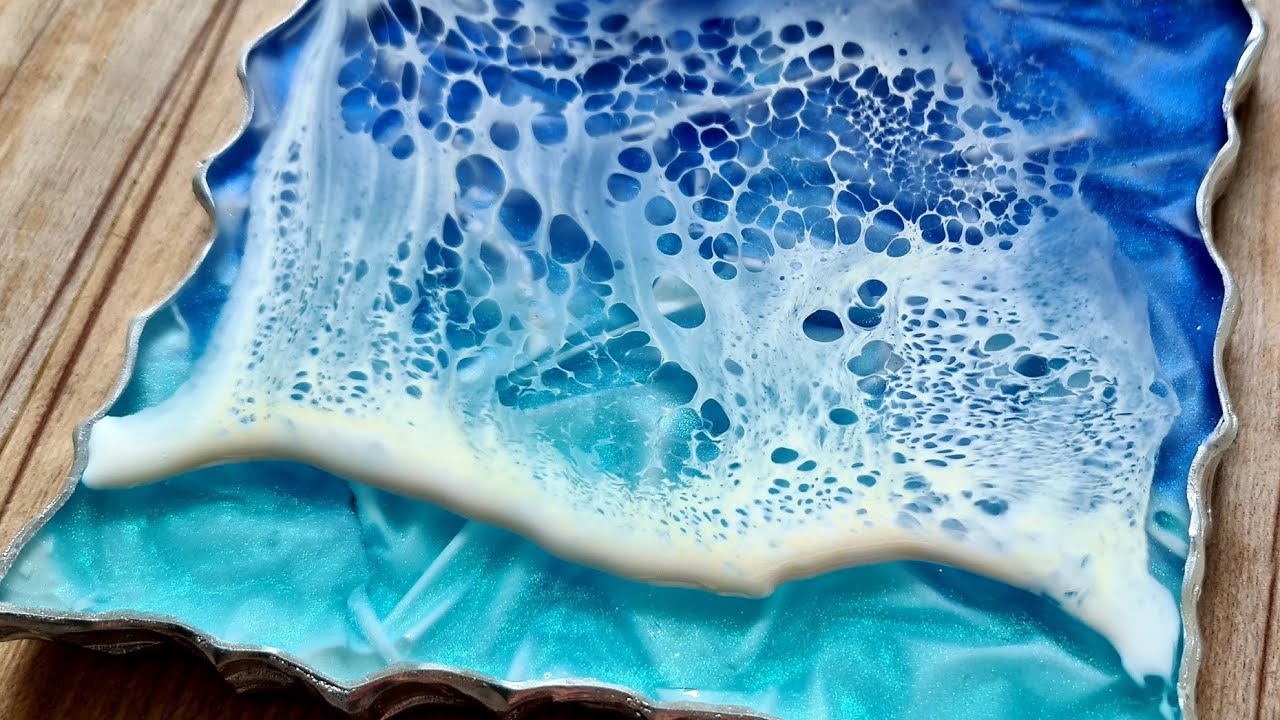 #1372 My First Attempt At Resin Waves, It Was Easy With My New Resin ...