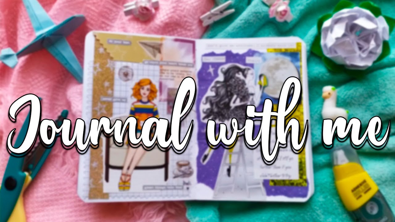 Mini Journal With Me #2 ASMR | Relaxing journaling - YouTube