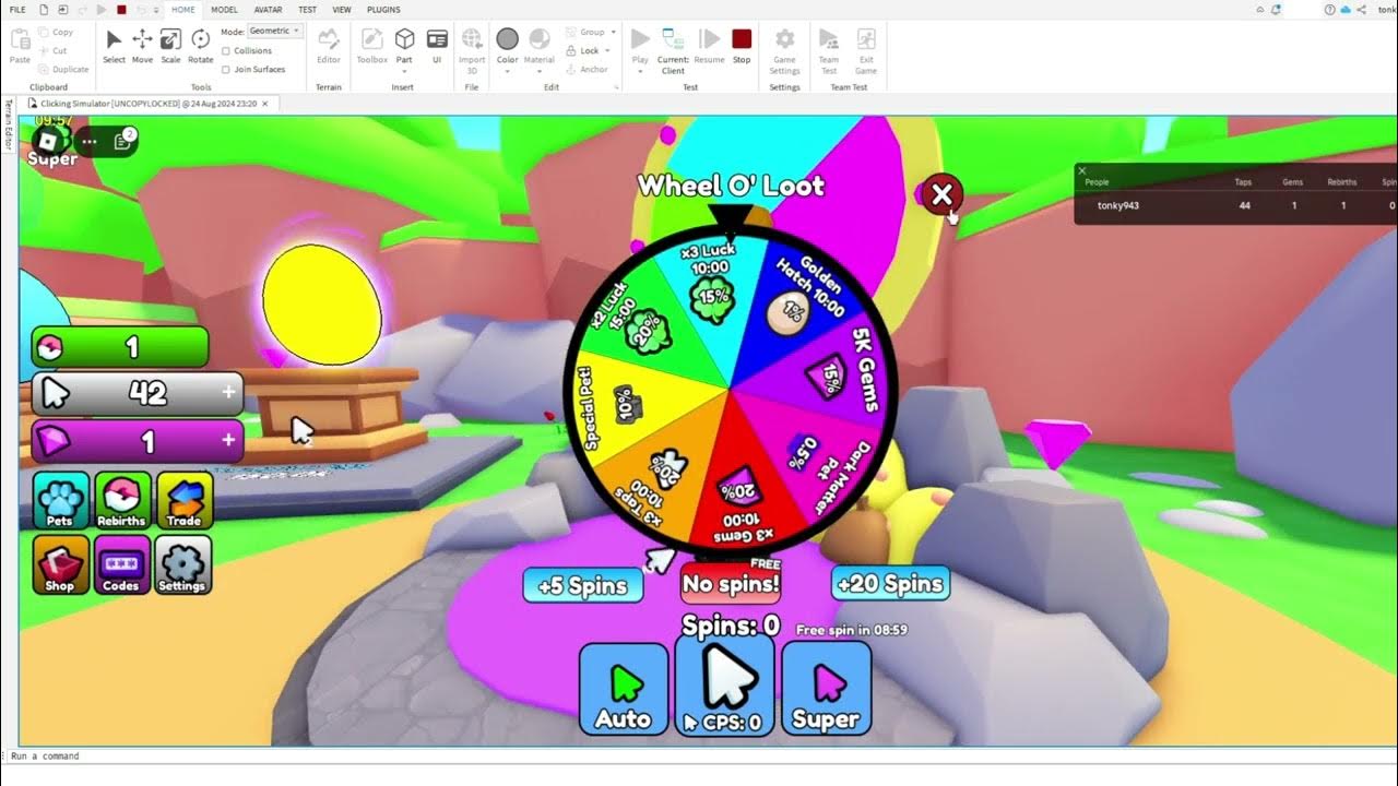 Clicking Simulator UNCOPYLOCKED - YouTube