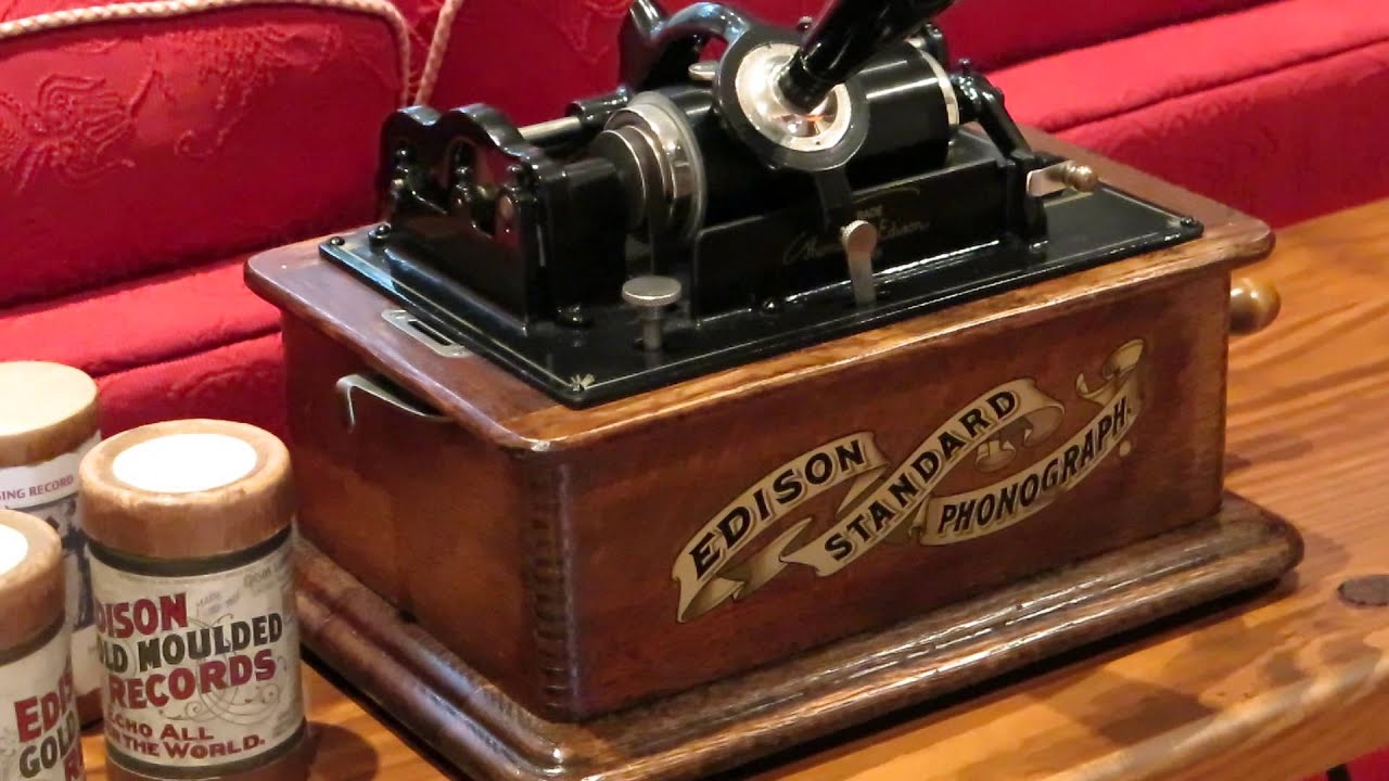 "I Am The Edison Phonograph" Advertising Cylinder - YouTube