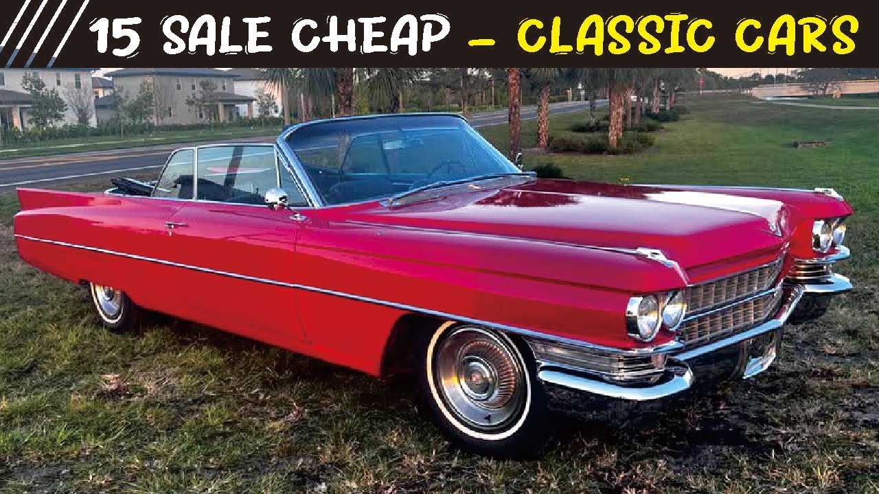 15 Most Incredible Rare Treasure Cars Ever Found! - YouTube