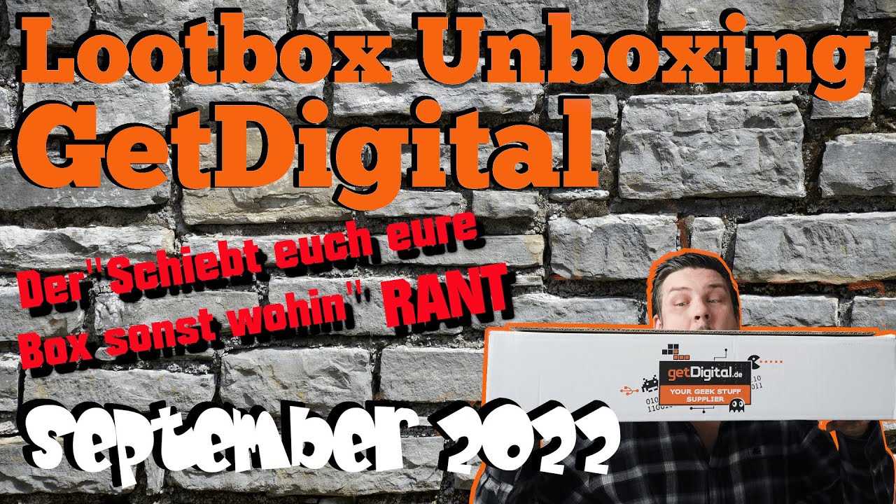 GetDigital Lootbox September 2022 - YouTube