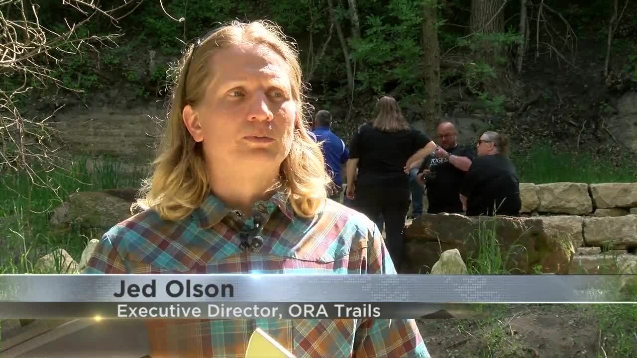 Outdoor classroom opens at Chad Erickson Memorial Park - YouTube