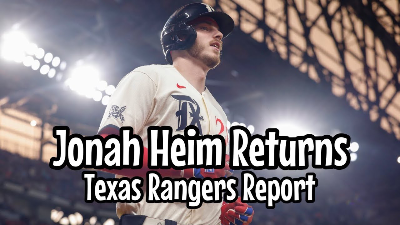 Jonah Heim is Back! Texas Rangers Report - YouTube