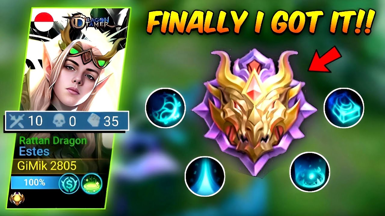 FINALLY I got to MYTHIC!!😱🔥 ESTES GAMEPLAY | mlbb - YouTube