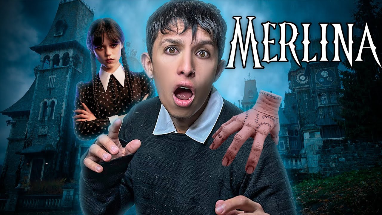 ¡ME INFILTRO en LA CASA de MERLINA! - YouTube