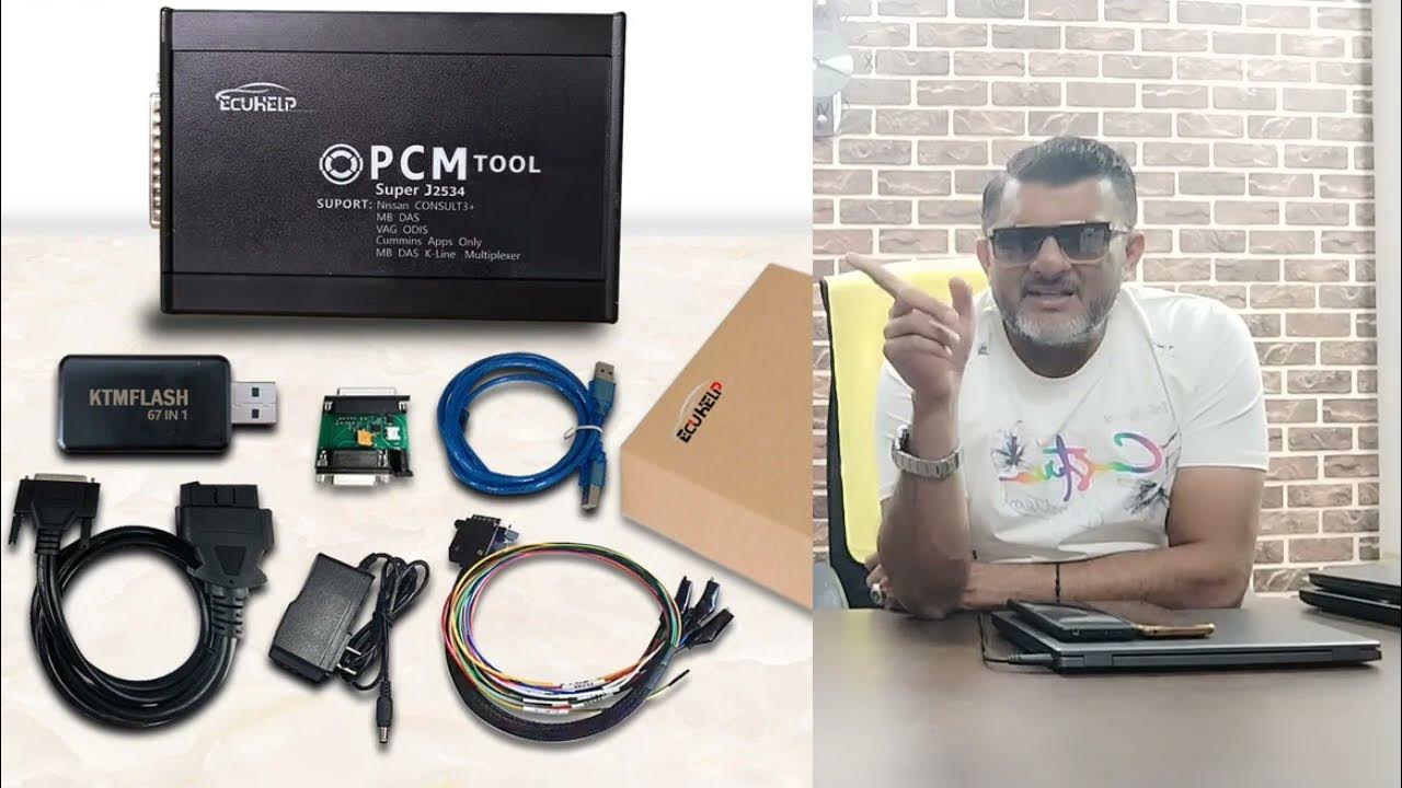 PCM Tool Super J2534 67 in 1 PCM-flash 1.2.0 ECU Programmer Offline ...