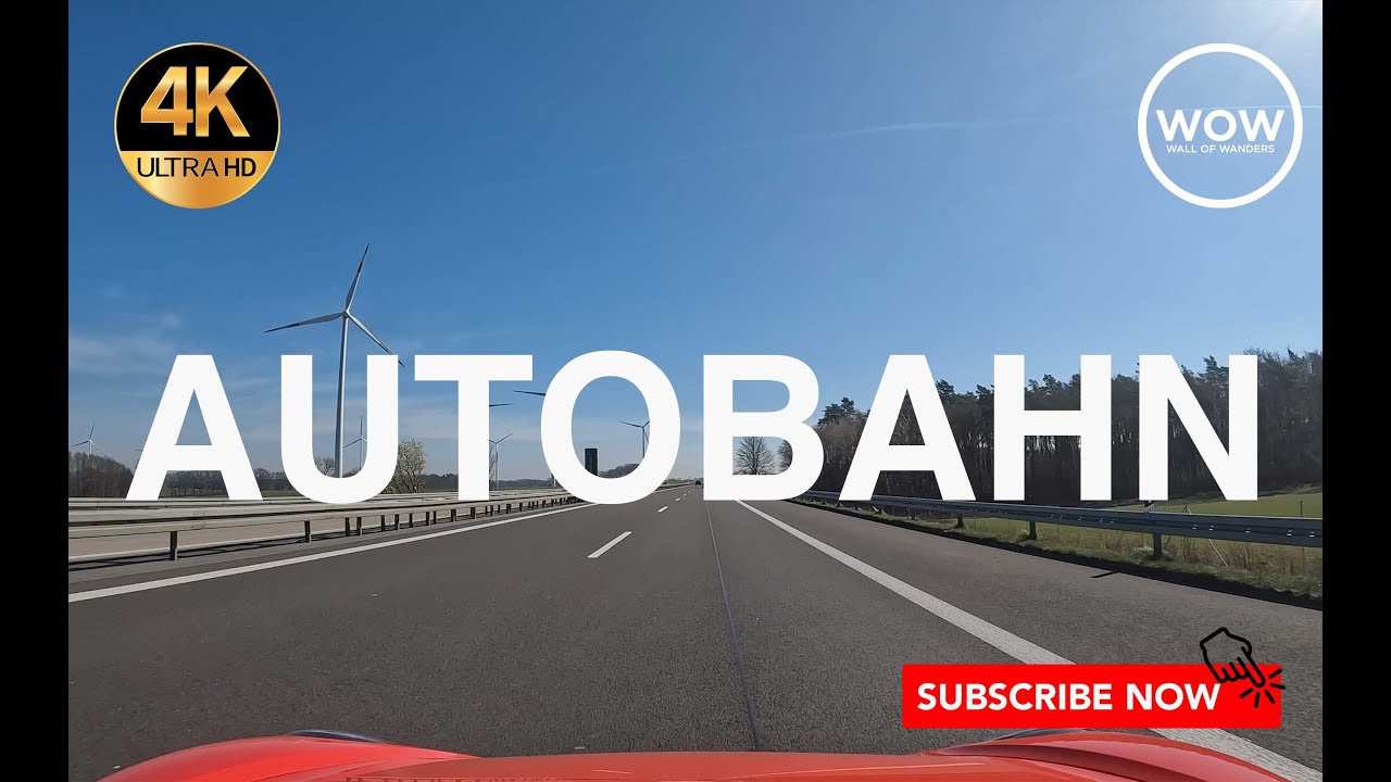 WOW - Germany - Porsche - A fast scenic drive over the German Autobahn ...