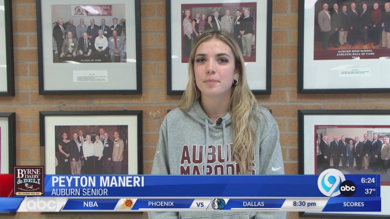 Student-Athlete of the Week: Peyton Maneri - YouTube