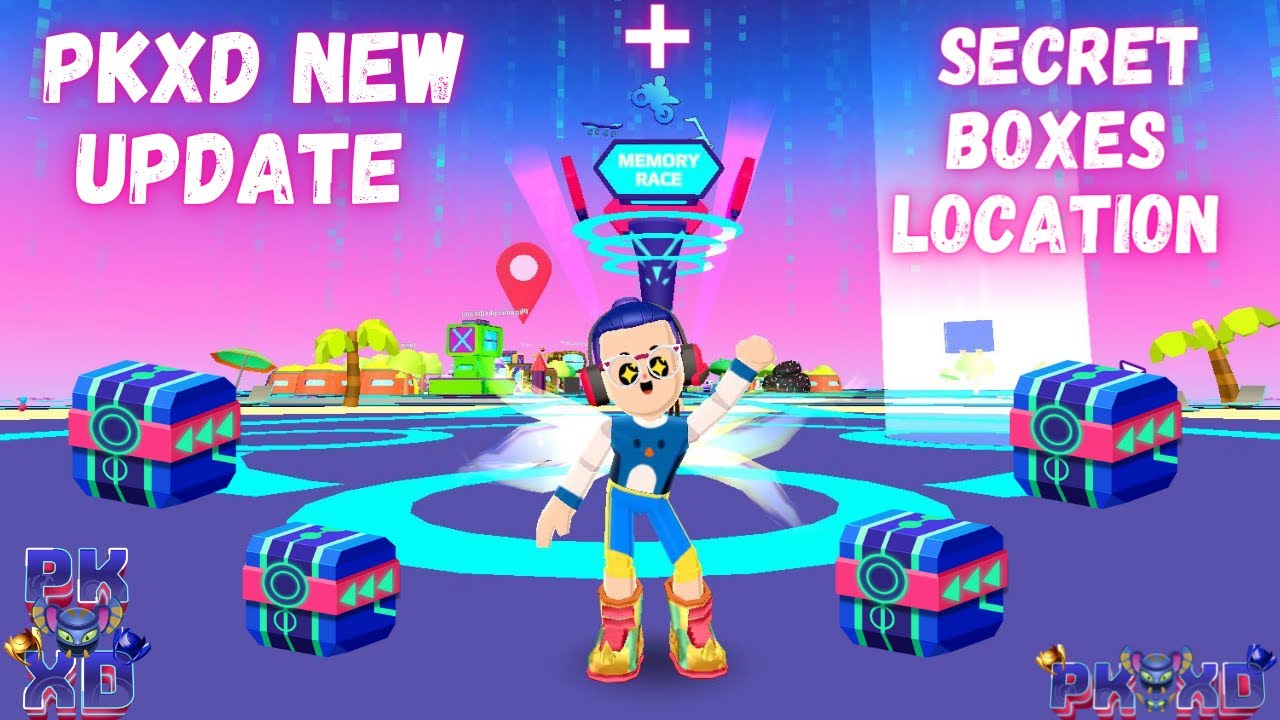 PKXD New Update + Secret Boxes Location || unbox joy pk xd - YouTube