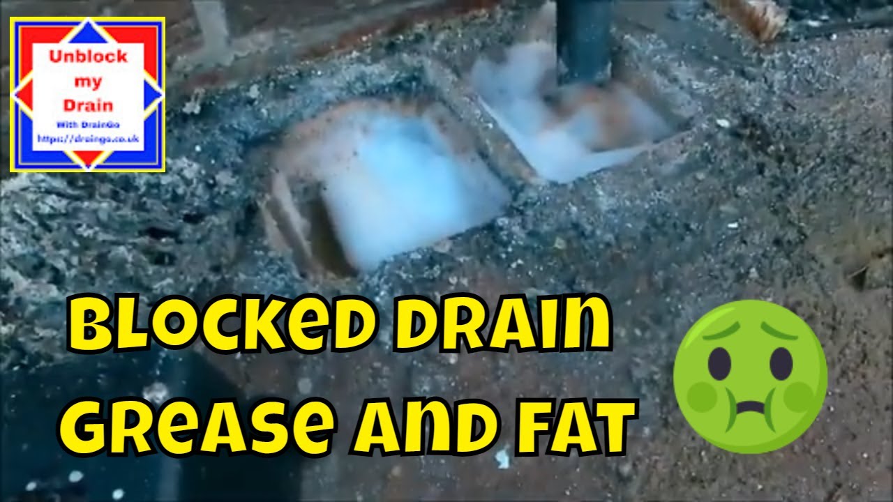 Blocked drain grease and fat | Sorted - YouTube