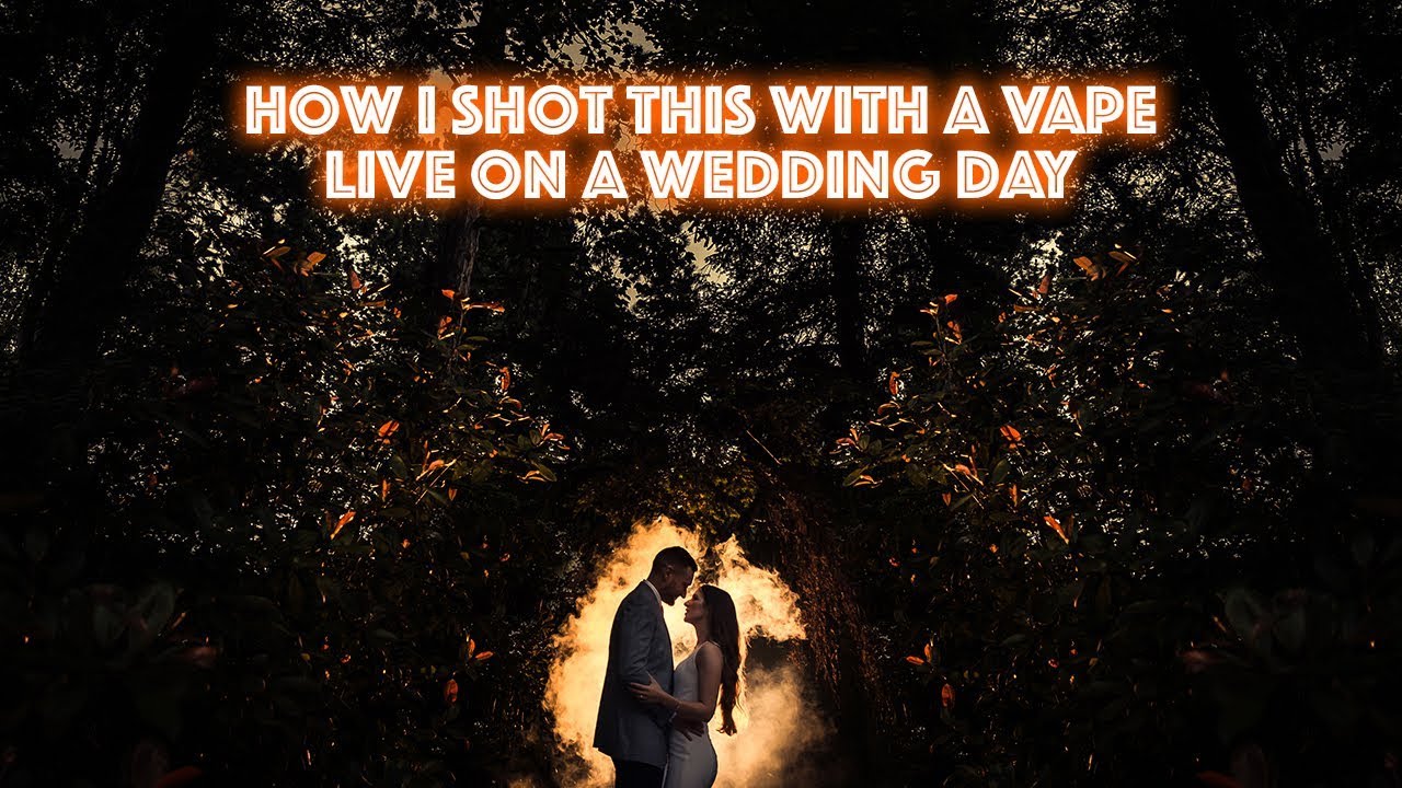 How I Shot This with a Vape Live on a Wedding Day with Off Camera Flash ...