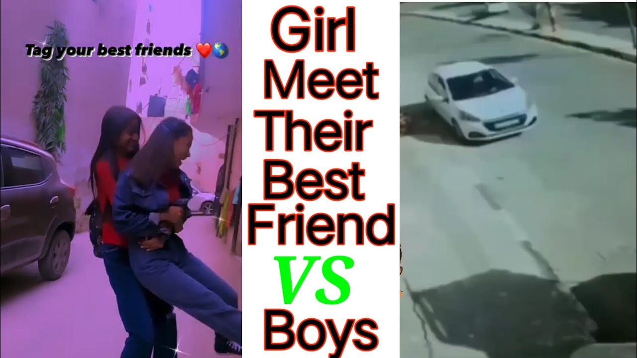 Girl vs boy meet their best friend | girl vs boy | #memes - YouTube