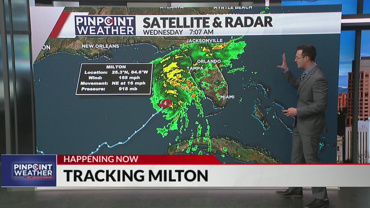 Tracking Hurricane Milton as it approaches Florida - YouTube
