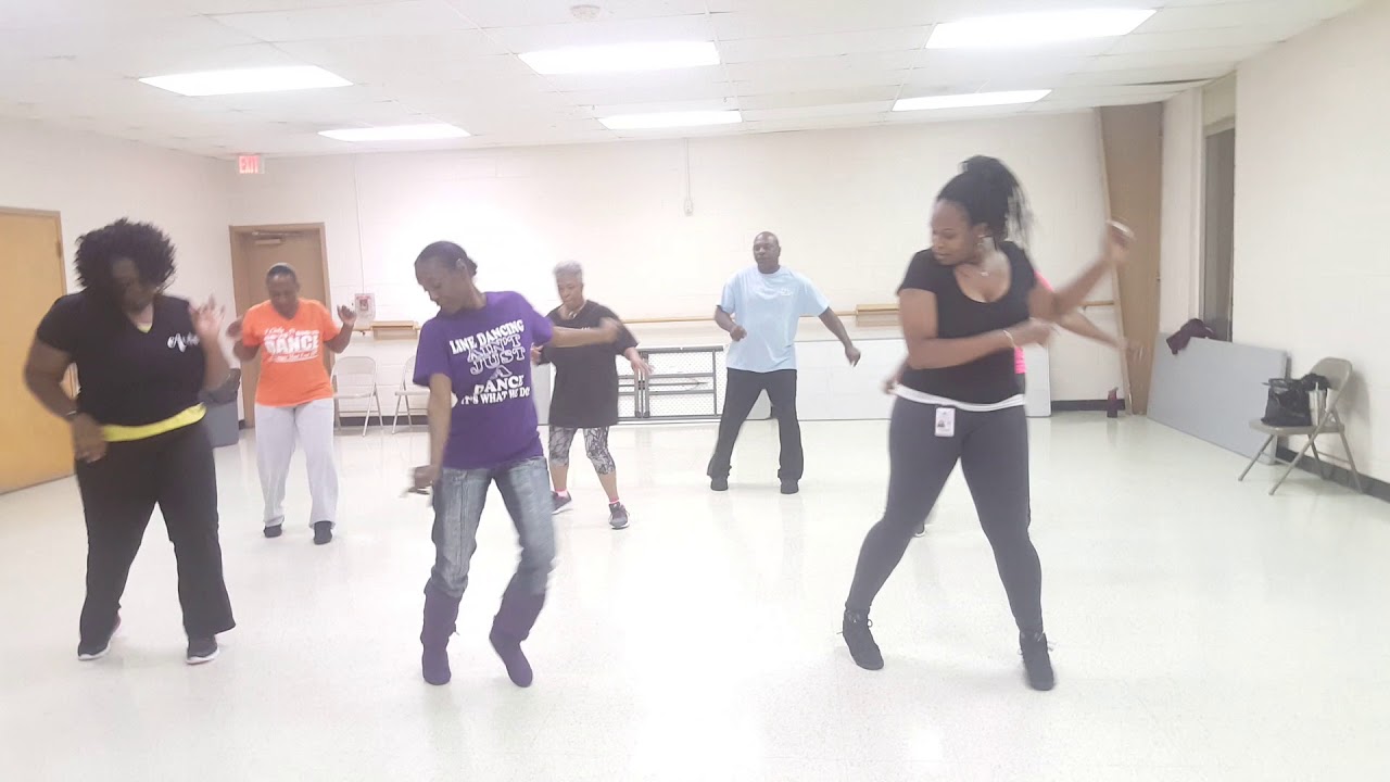 Shape of You line dance - YouTube