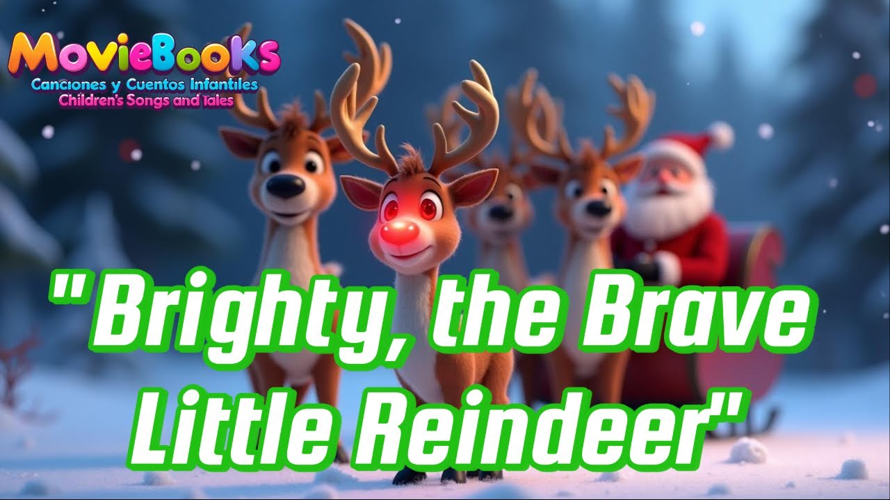 Brighty, the Brave Little Reindeer | Christmas Song for Kids / # ...