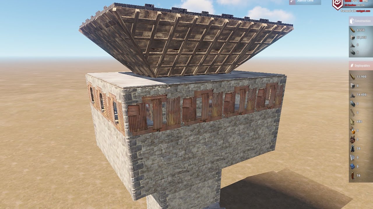 Rust (Torre del Helicoptero) Build Simple Heli Tower Base Design 2021 ...