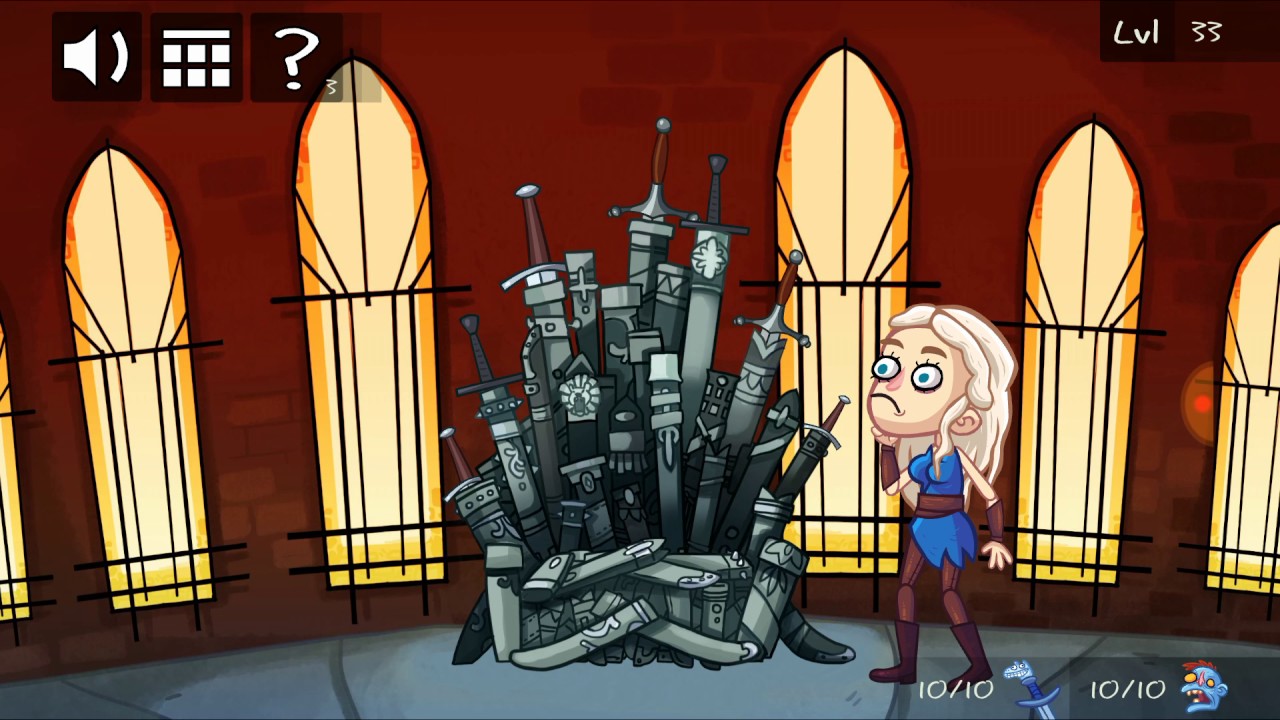Troll Face Quest TV Shows Level 33 Sword Walkthrough Solution - YouTube