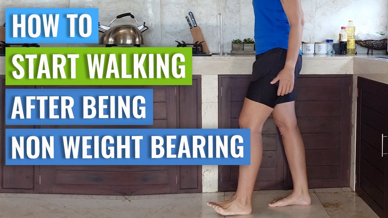 Walking After Injury - Non Weight Bearing to Full Weight Bearing - YouTube