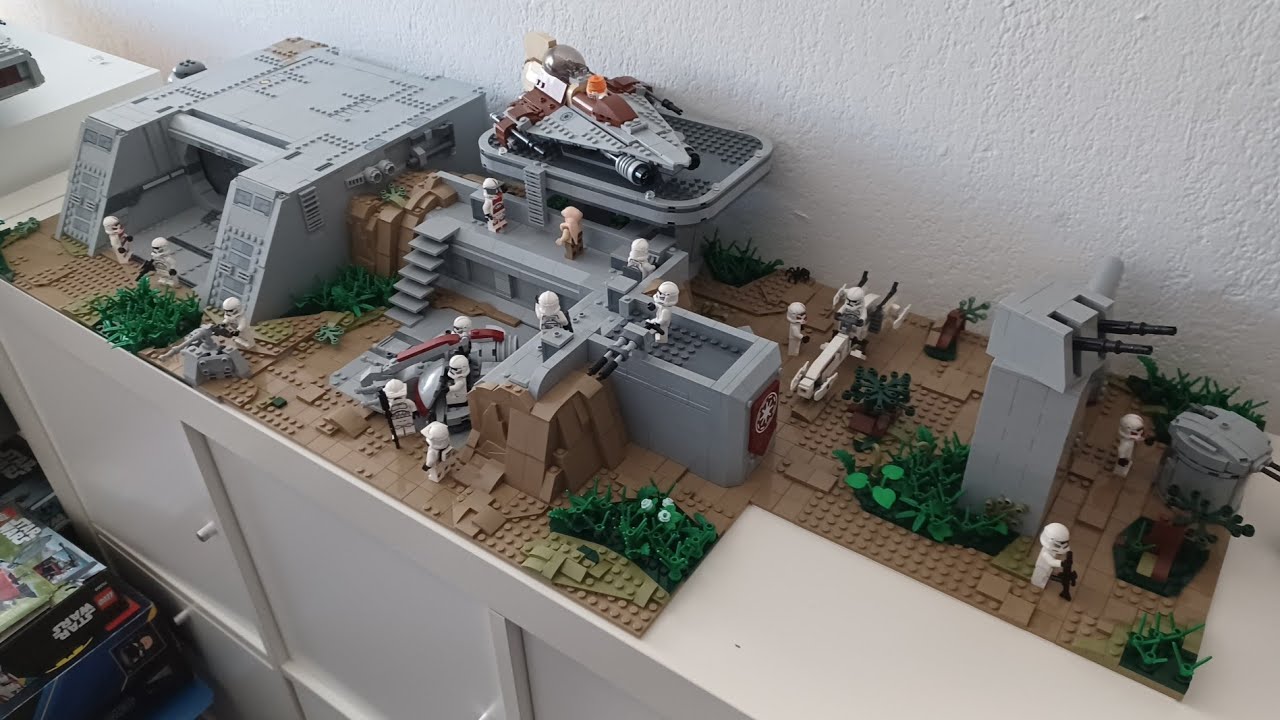 Lego STAR WARS Clone Base MOC - YouTube