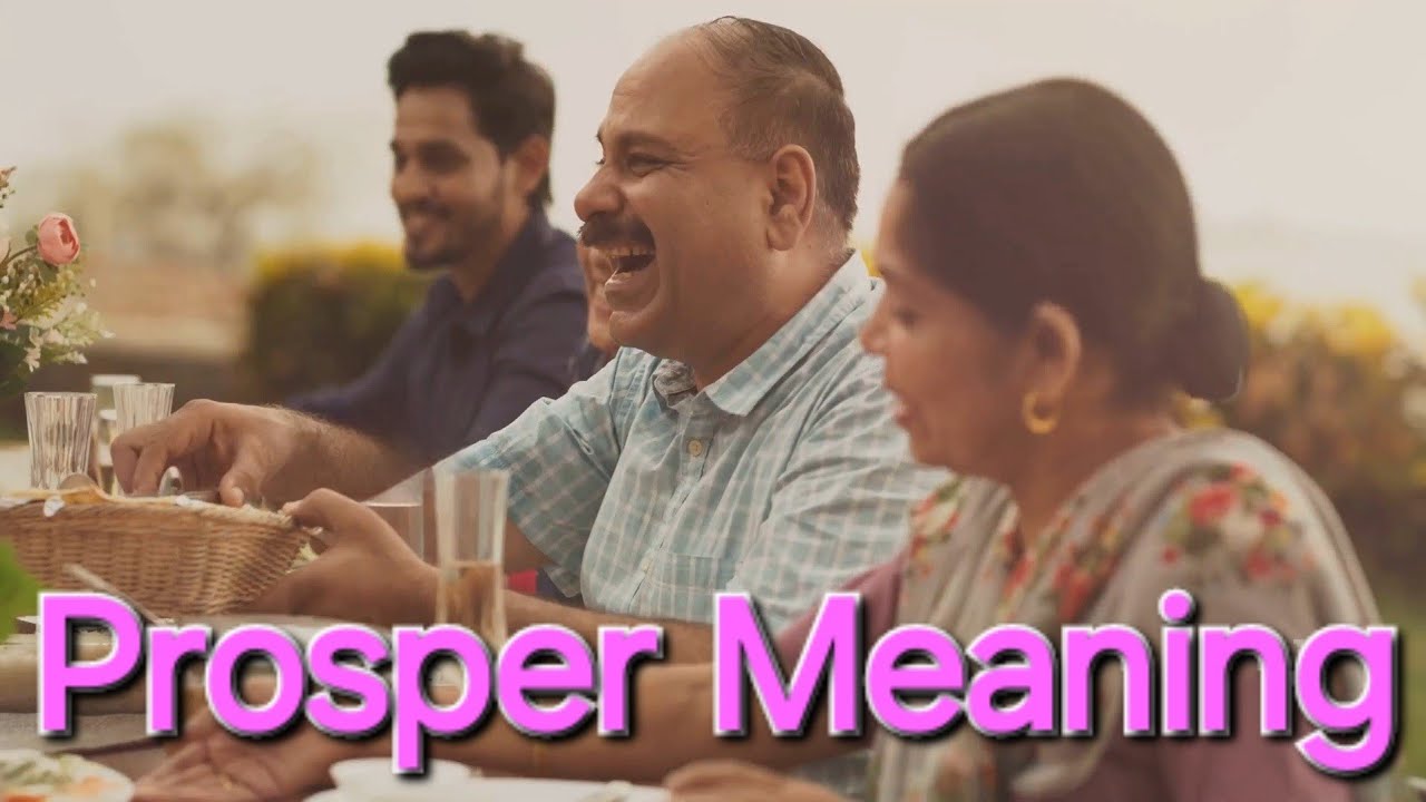 504 Essential Words - Lesson 20 - Prosper Meaning - YouTube