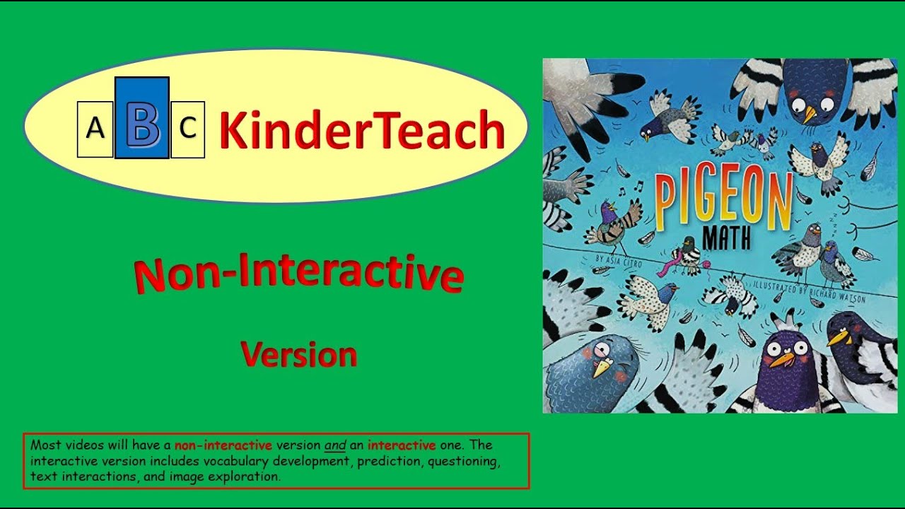 Pigeon Math -- Non-Interactive Read Aloud - YouTube