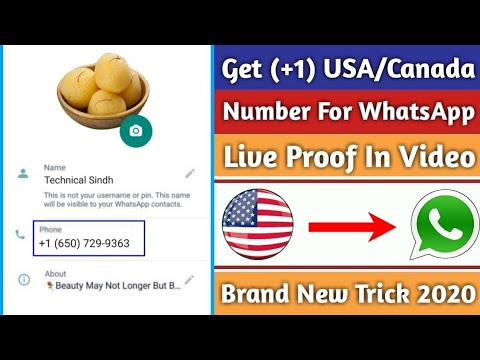 How Can I Get USA WhatsApp Number | Get US Number | Free US Number For ...