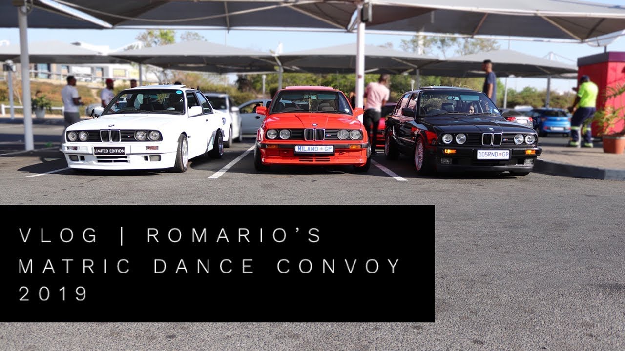 VLOG | Romario's Matric Dance BMW Convoy - YouTube