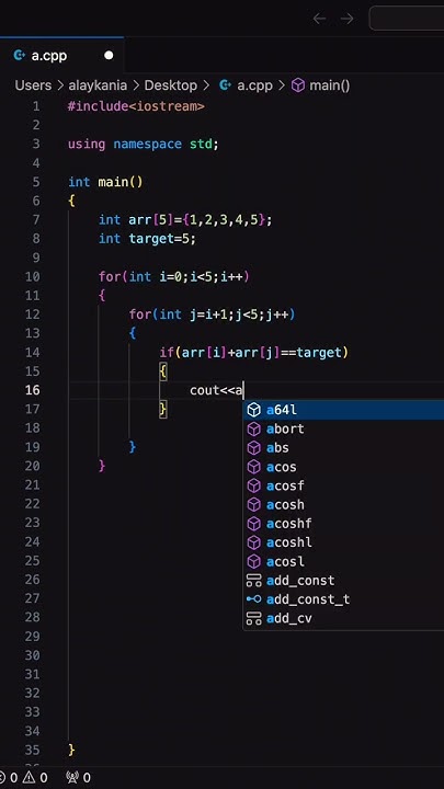 How To Find Pair Sum Of Array In C Coding Viral Programmer Programming Youtube Shorts