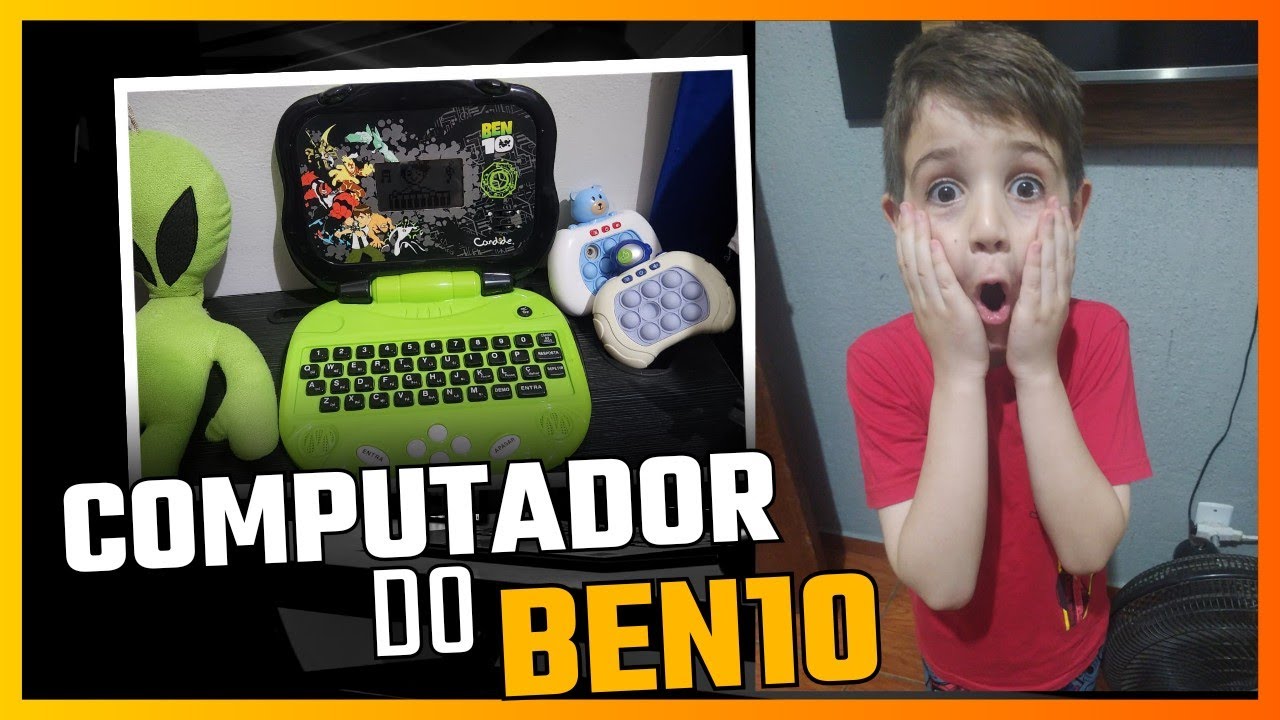 TESTANDO O COMPUTADOR DE BRINQUEDO DO BEN 10 - YouTube