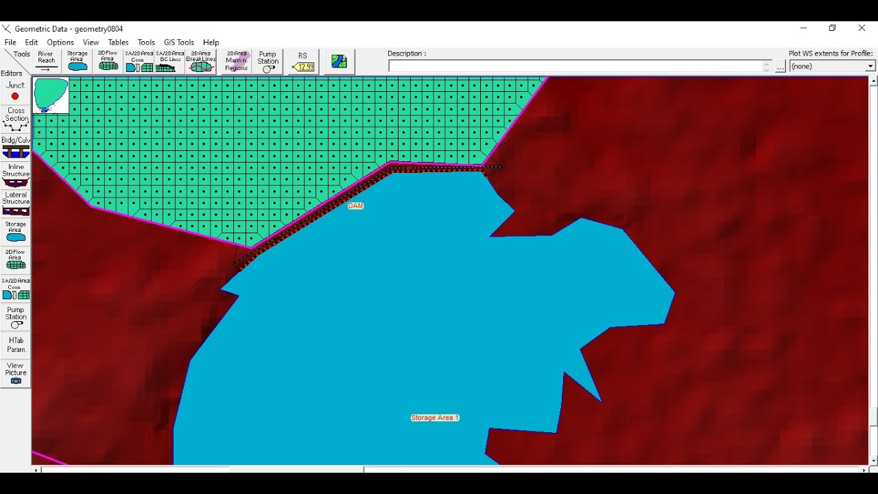 DAM BREAK ANALYSIS USING HEC-RAS AND EXPORTING TO ARC-GIS. - YouTube