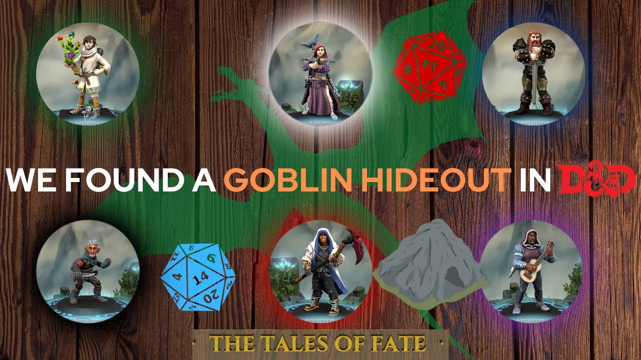 FINDING A GOBLIN HIDEOUT! | Tales of Fate: Session 3 | Dungeons and ...