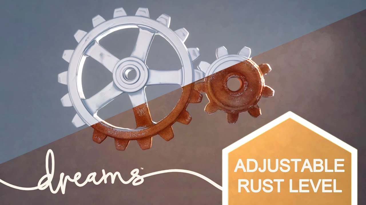 Dreams | Making Gears with adjustable Rust level - YouTube