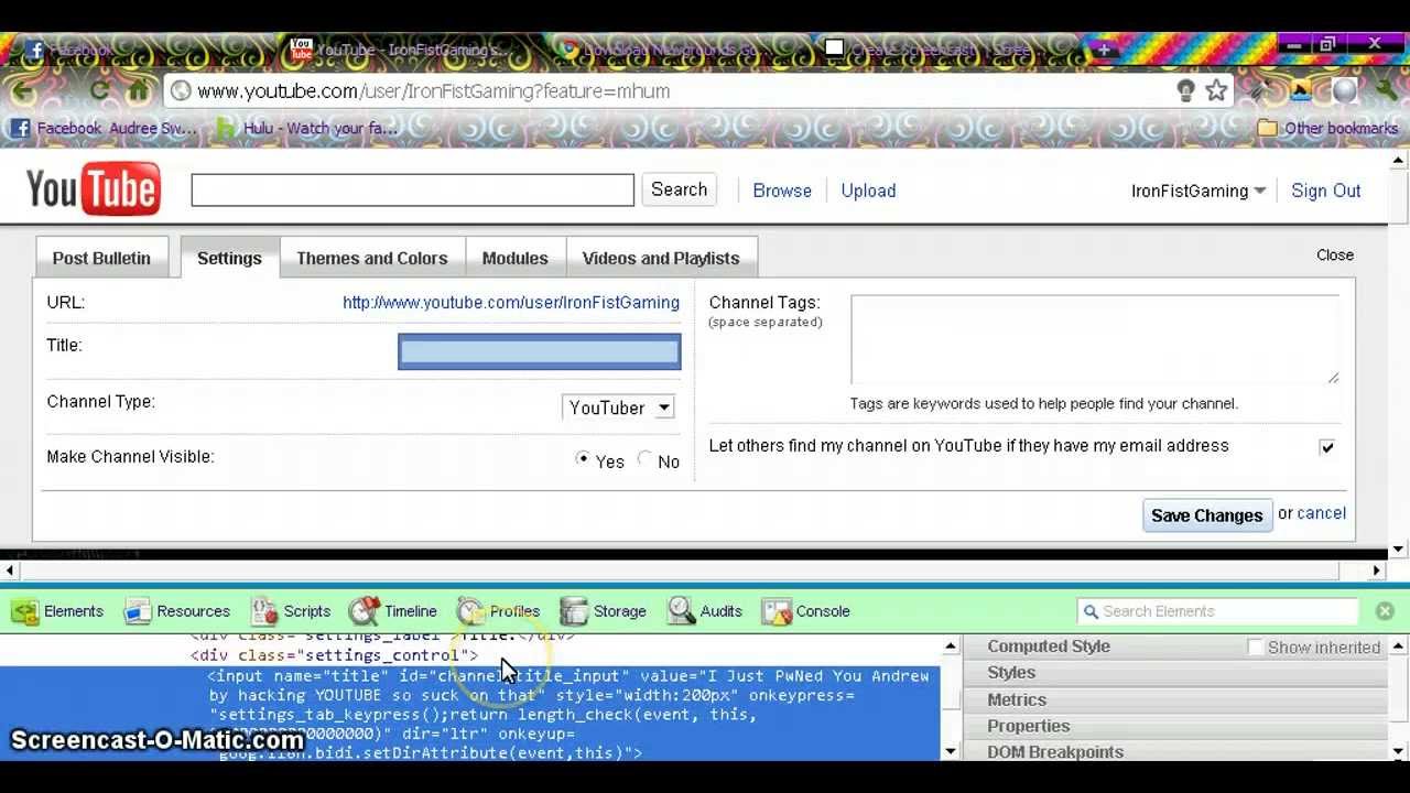 Banner Hack - YouTube