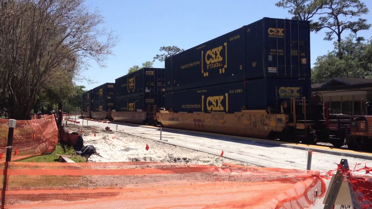 CSX in Winter Park, FL - YouTube