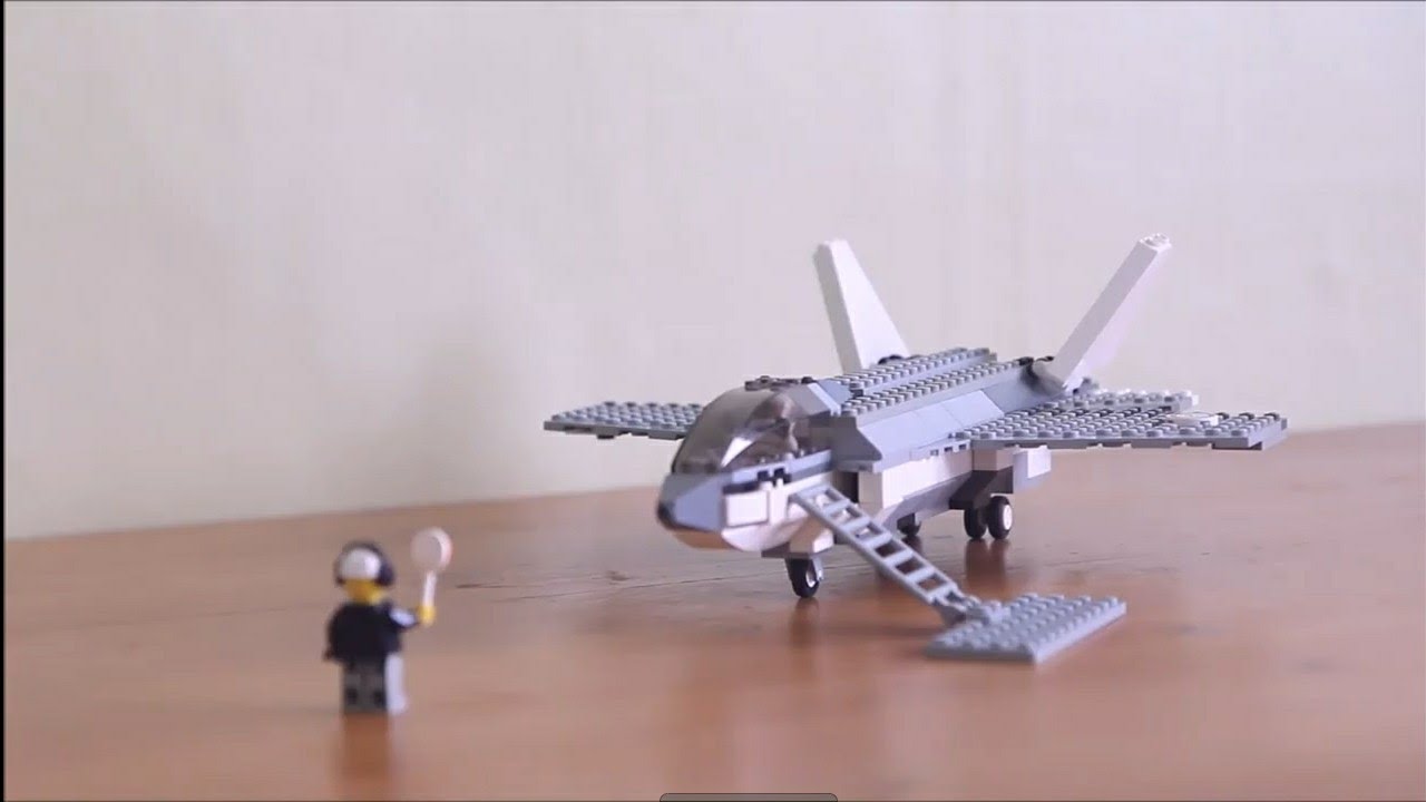 Build a jet fighter with LEGO at home 집에 있는레고로 전투기만들기 - YouTube