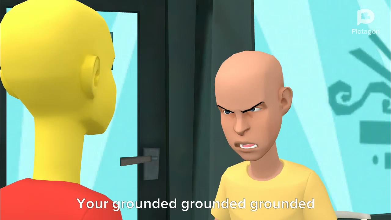 Caillou grounds Bart simpson. Ungrounded - YouTube