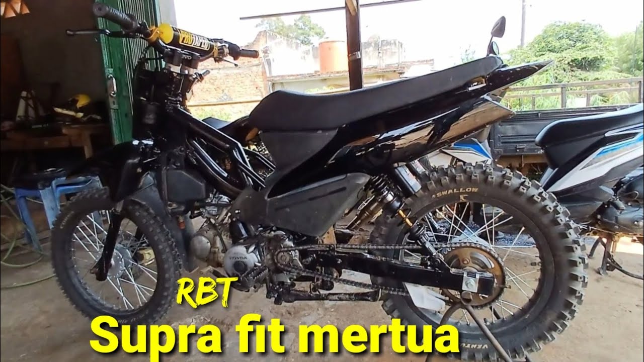 Bebek modif RBT Supra Fit hadiah dari mertua buat menantu - YouTube