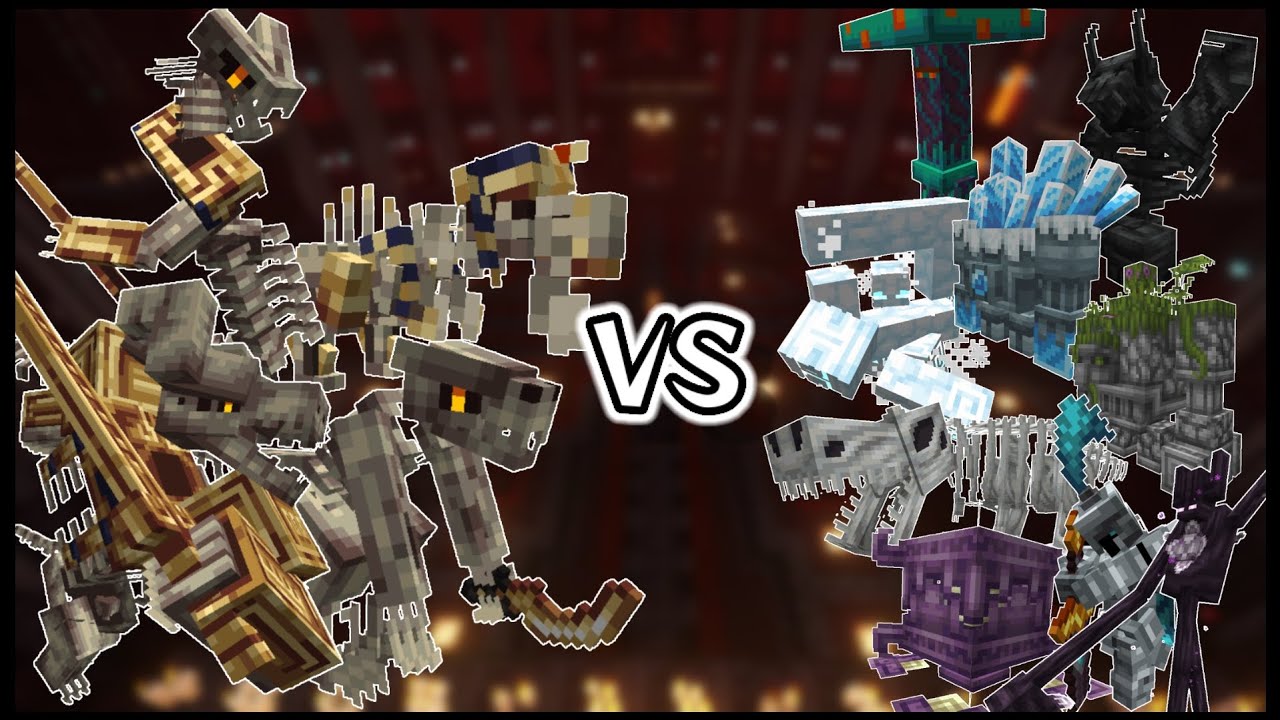 Cursed Pyramid Mini Bosses VS Legendary Monsters | Minecraft Mob Battle ...