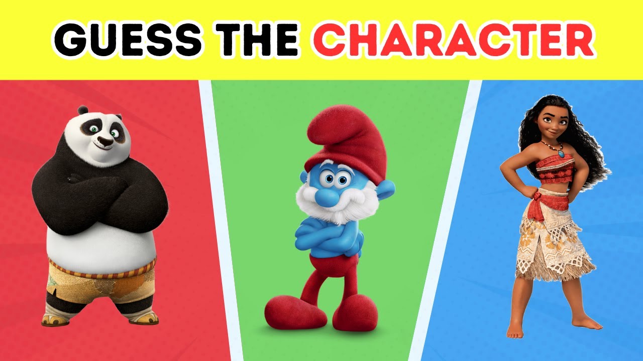 Guess the Famous Cartoon Character! 🎬 | Despicable Me, Inside Out ...