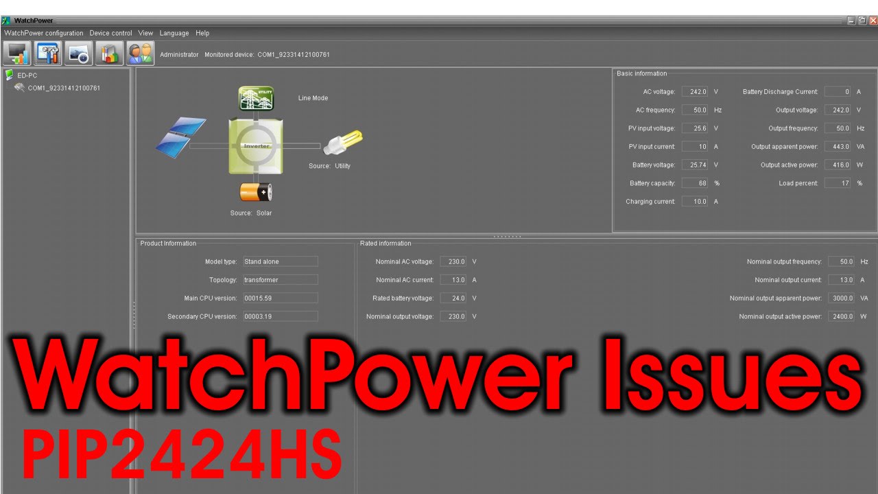 Load test, fault finding & general rant - YouTube