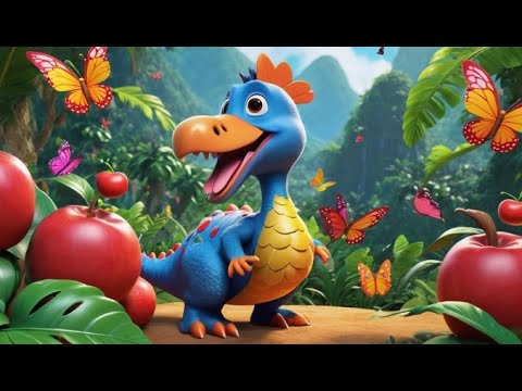 Dodo Dino Eats Lunch | Fun Dinosaur Song for Toddlers | Playful Nursery ...