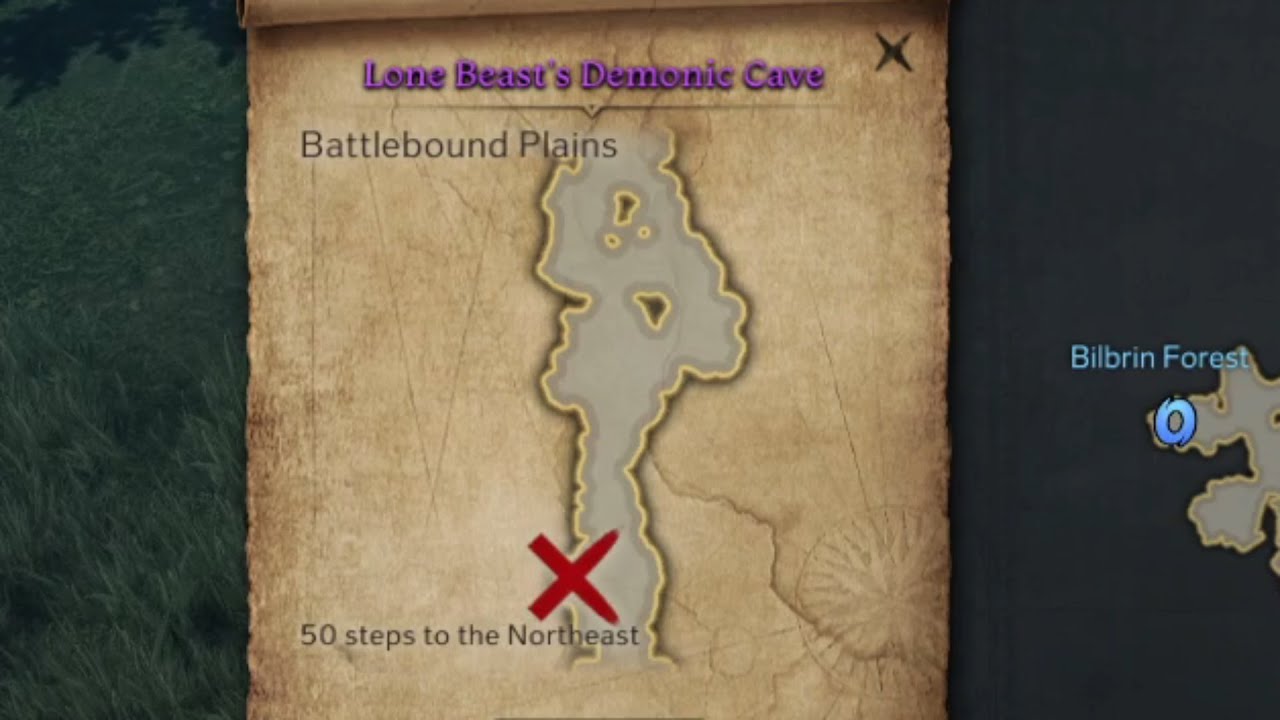 Lost Ark! Lone Beast's Demonic Cave Secret Map. West Luterra ...