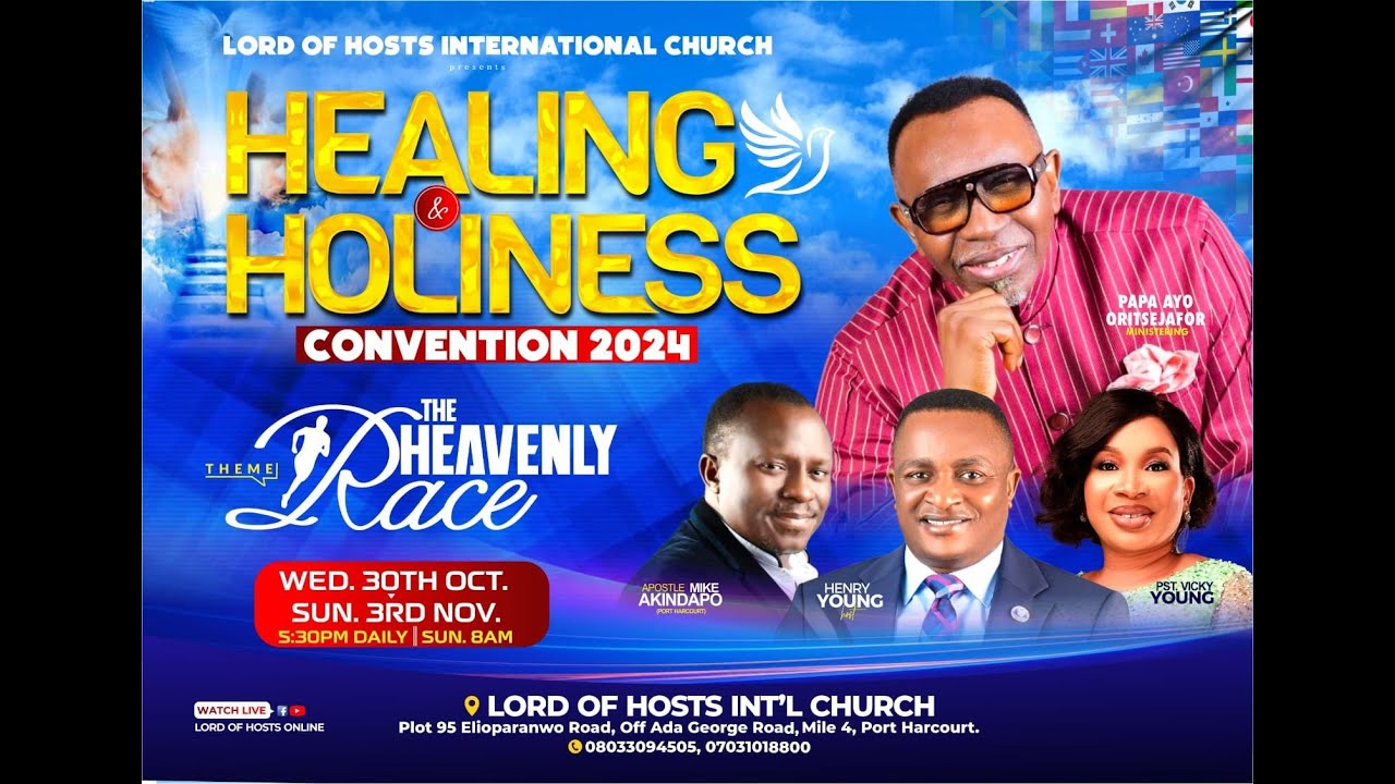 Papa Ayo Oritsejafor @ Lord of Hosts International Church, Mile 4, Port ...