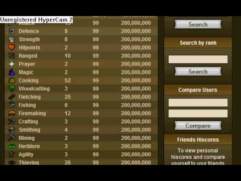 Runescape - 200M all Skills. 4.8B Total XP - Hiscores - YouTube