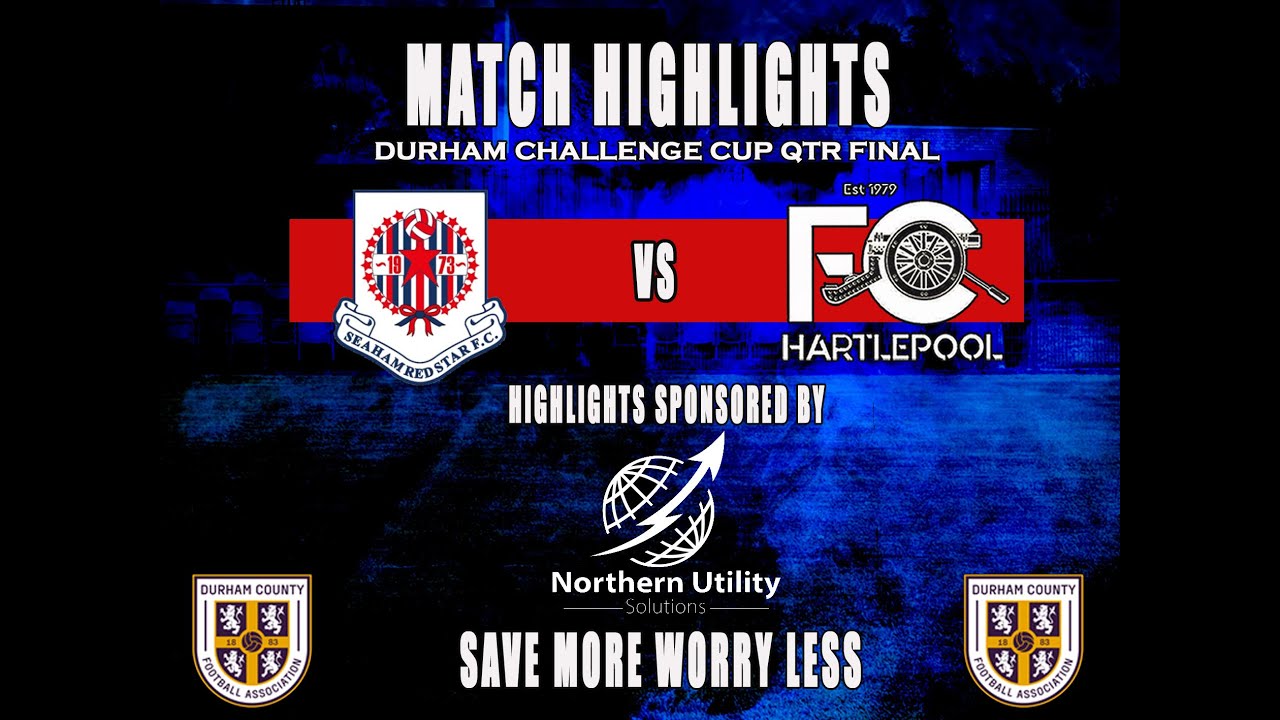 Seaham Red Star vs FC Hartlepool - YouTube